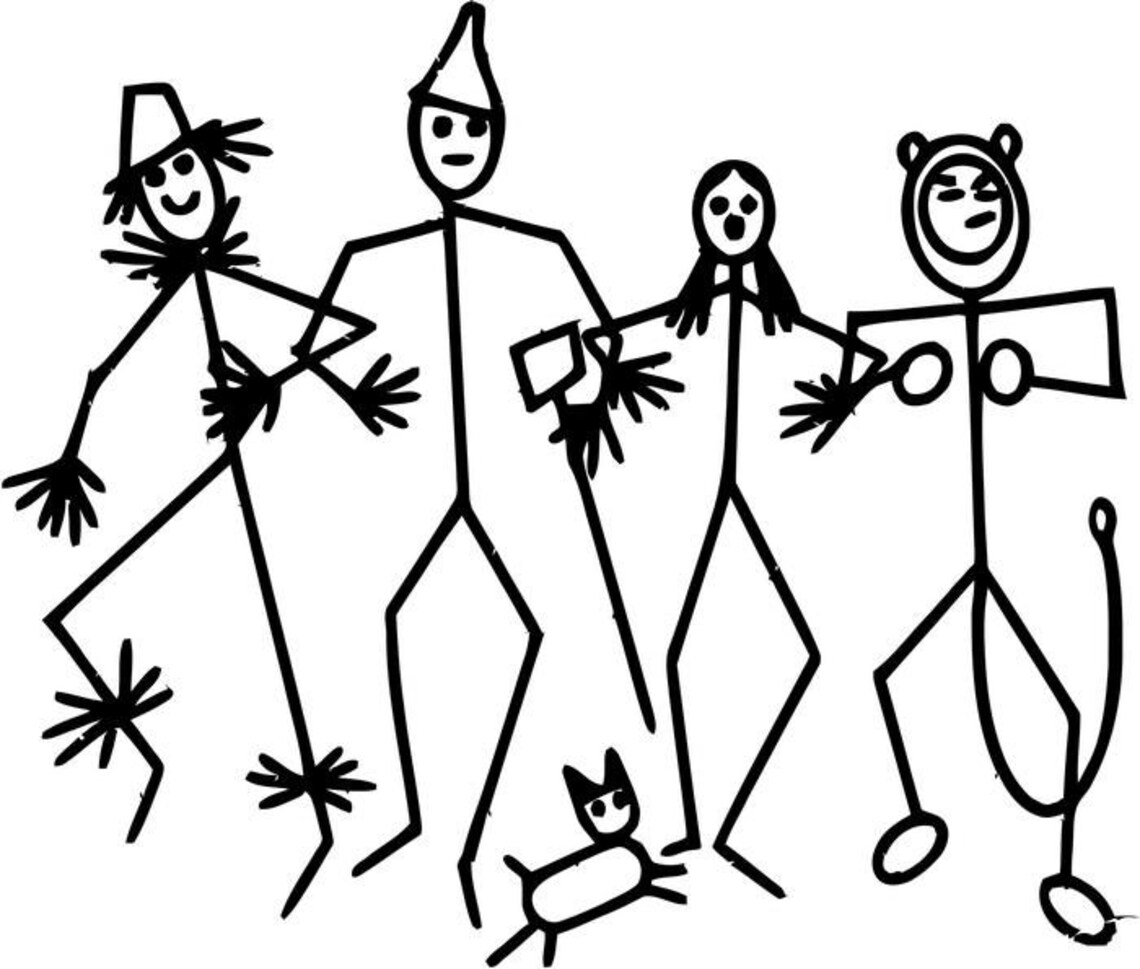 Cartoon Wz Oz Vinyl Decal Sticker Car Truck Vehicle Bumper Window Wall ...