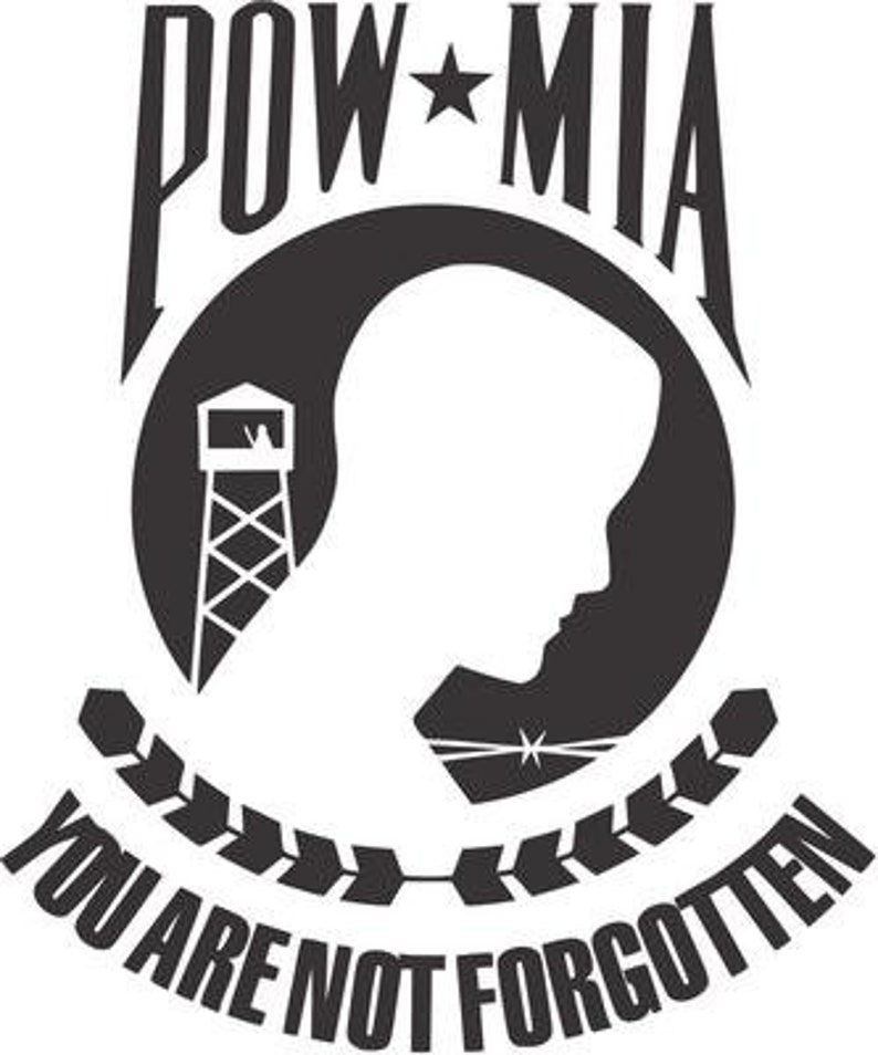 Military Mia Pow Vinyl Decal Sticker Car Truck Vehicle Bumper Window ...