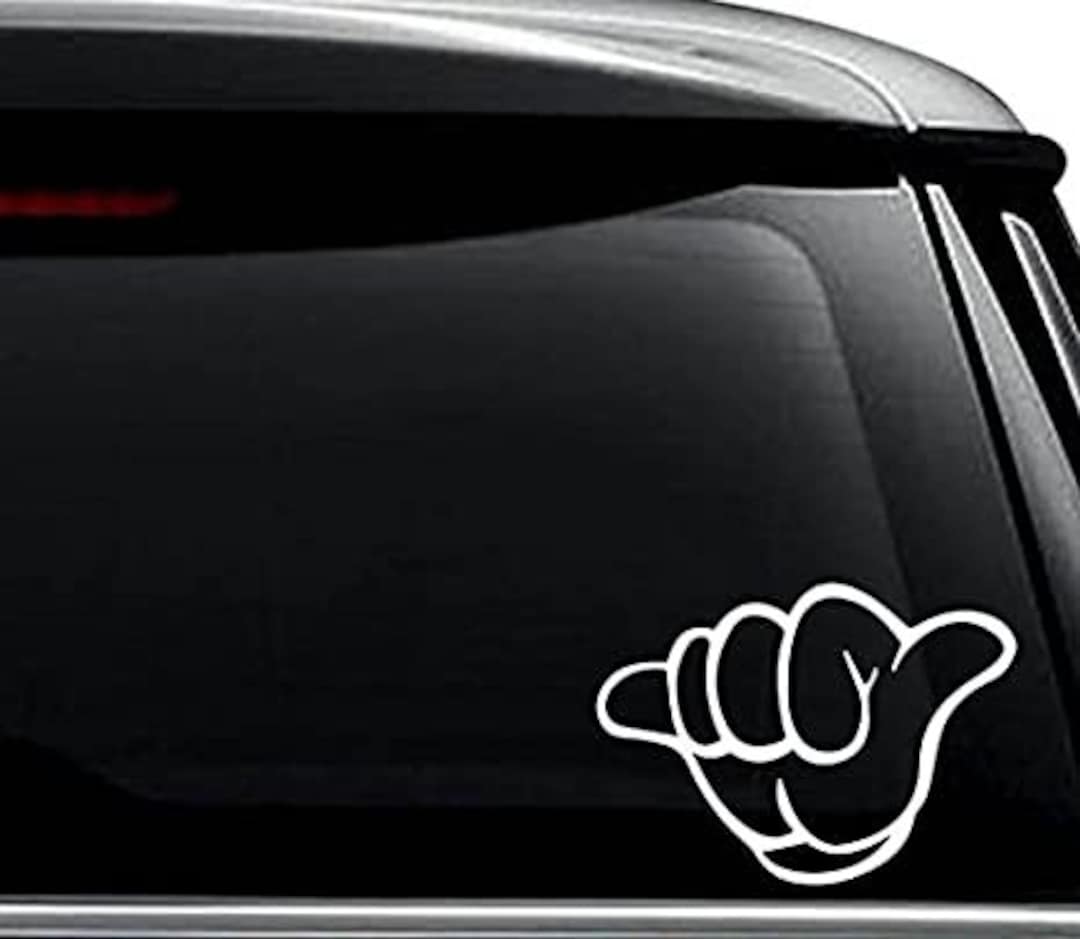 Mickey Hand Hang Loose Shaka - Decal Sticker for Use on Laptop, Helmet ...