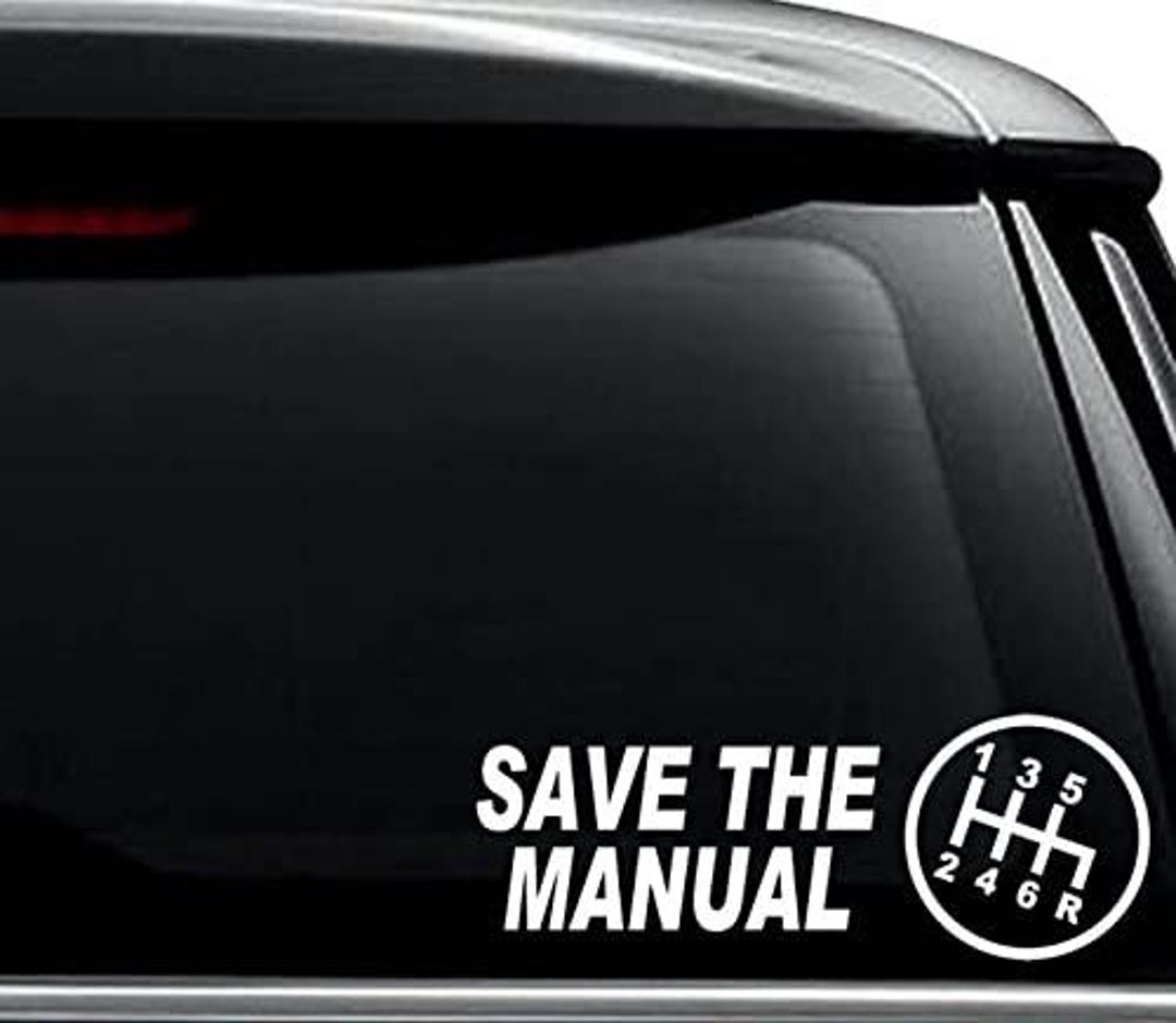 Save the Manual JDM Japanes - Decal Sticker for Use on Laptop, Helmet ...