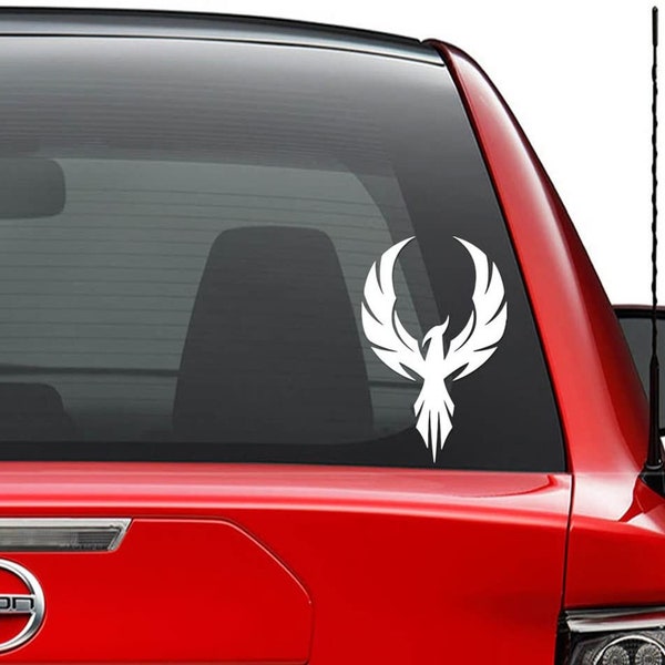 Phoenix Rising Car Decal - Etsy
