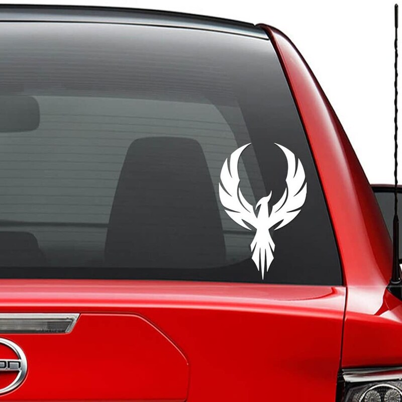 Phoenix Rising Car Decal - Etsy