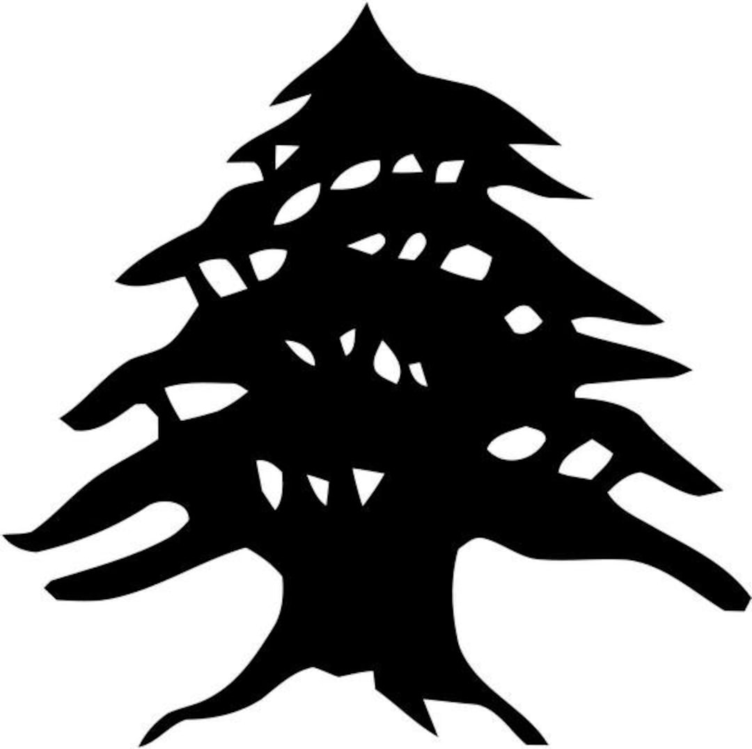 Locationtravel Cedar Tree Lebanon Lebanese Vinyl Decal Sticker Car ...