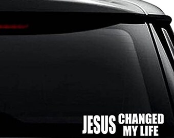 Jesus Changed My Life - Etsy