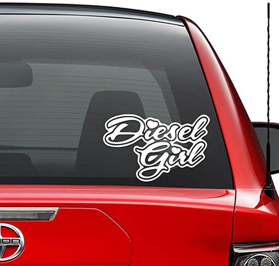 Diesel Girl Vinyl Decal Sticker Car Truck Vehicle Bumper | Etsy