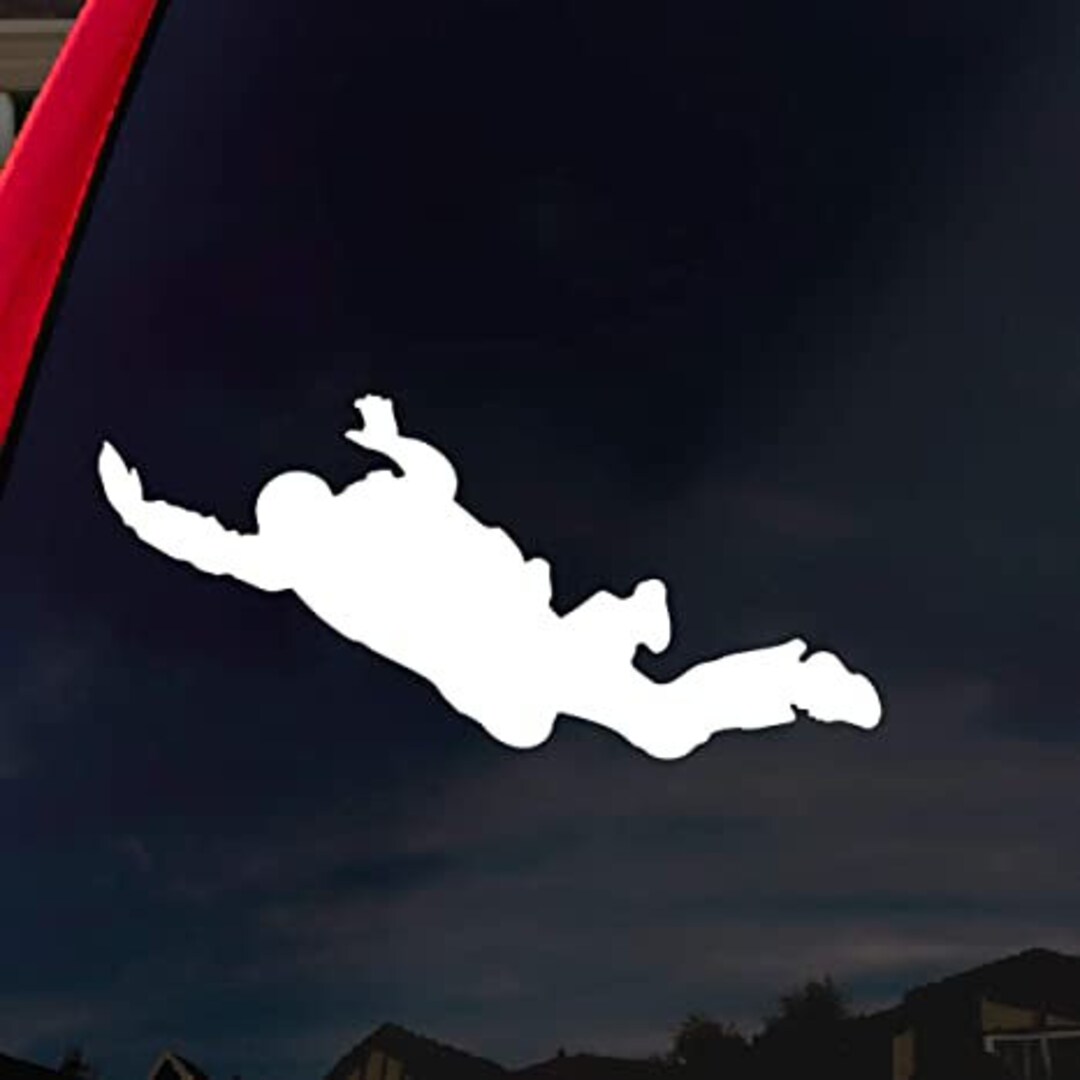 Skydiving Freefall Car Window Vinyl Decal Sticker - Etsy