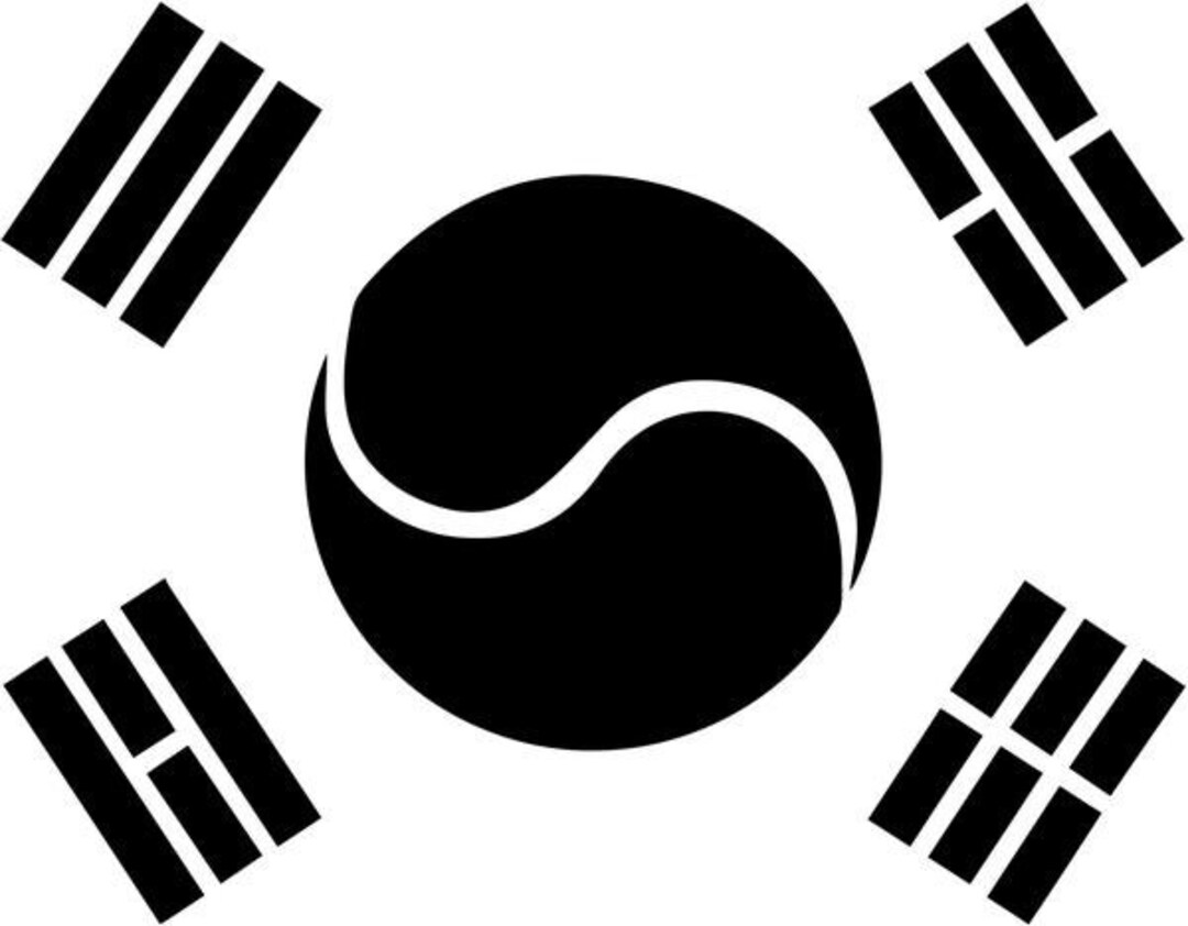 Locationtravel Korean Flag Vinyl Decal Sticker Car Truck Vehicle Bumper ...