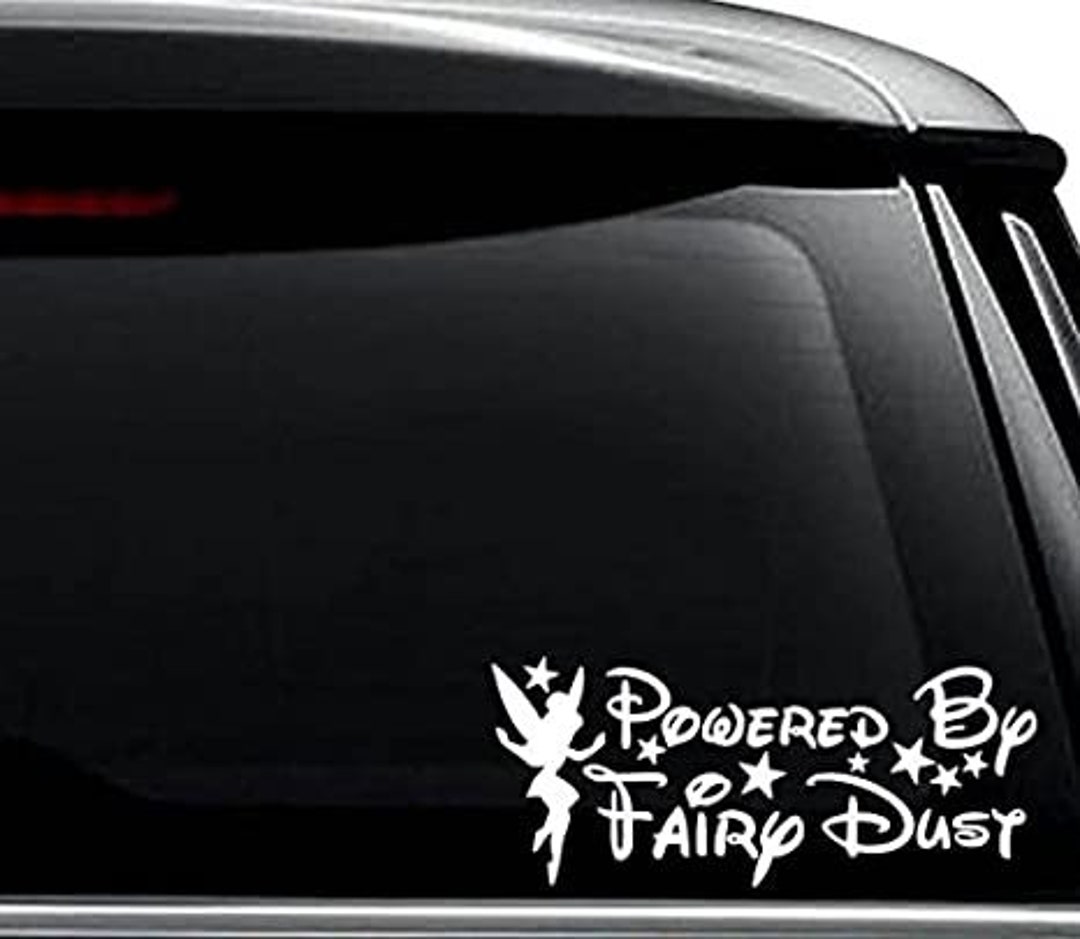 Powered by Fairy Dust - Decal Sticker for Use on Laptop, Helmet, Car ...