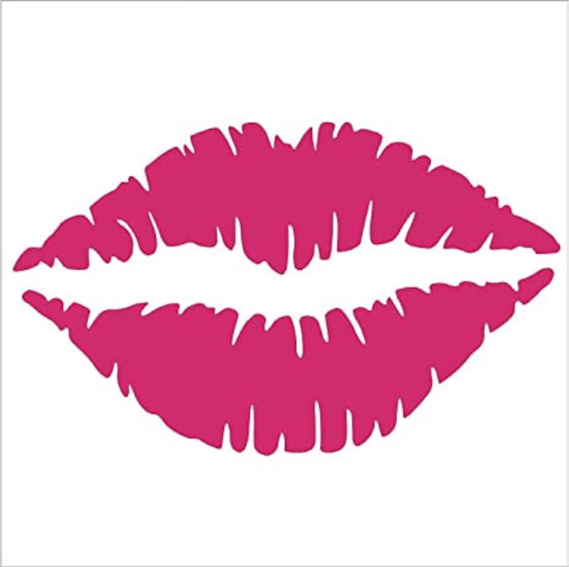 Kiss Mark Lips Car Truck Motorcycle Windows Bumper Wall Decor Vinyl ...
