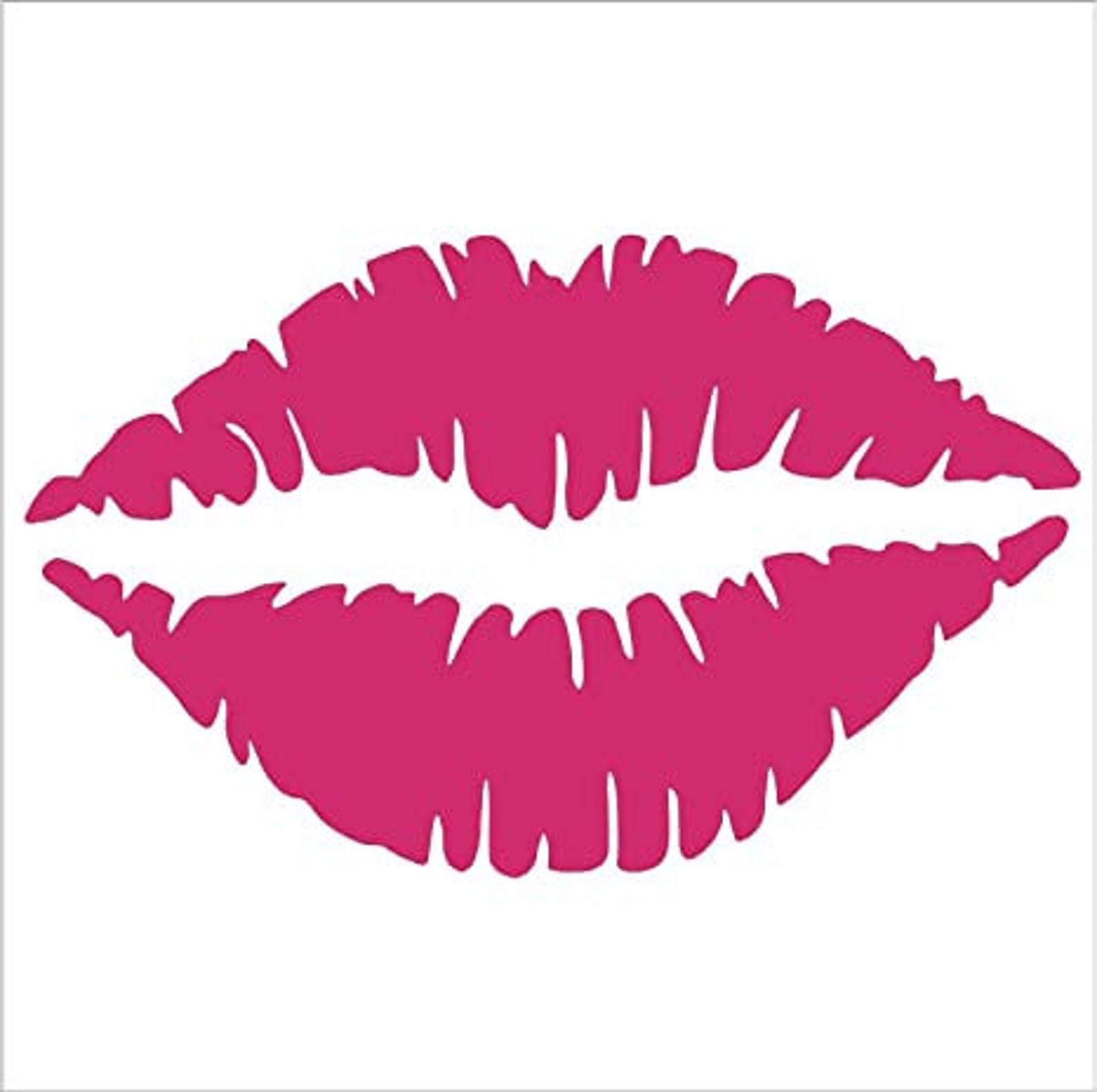 Kiss Mark Lips Car Truck Motorcycle Windows Bumper Wall Decor Vinyl ...