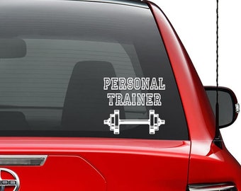 Personal Trainer Decal - Etsy