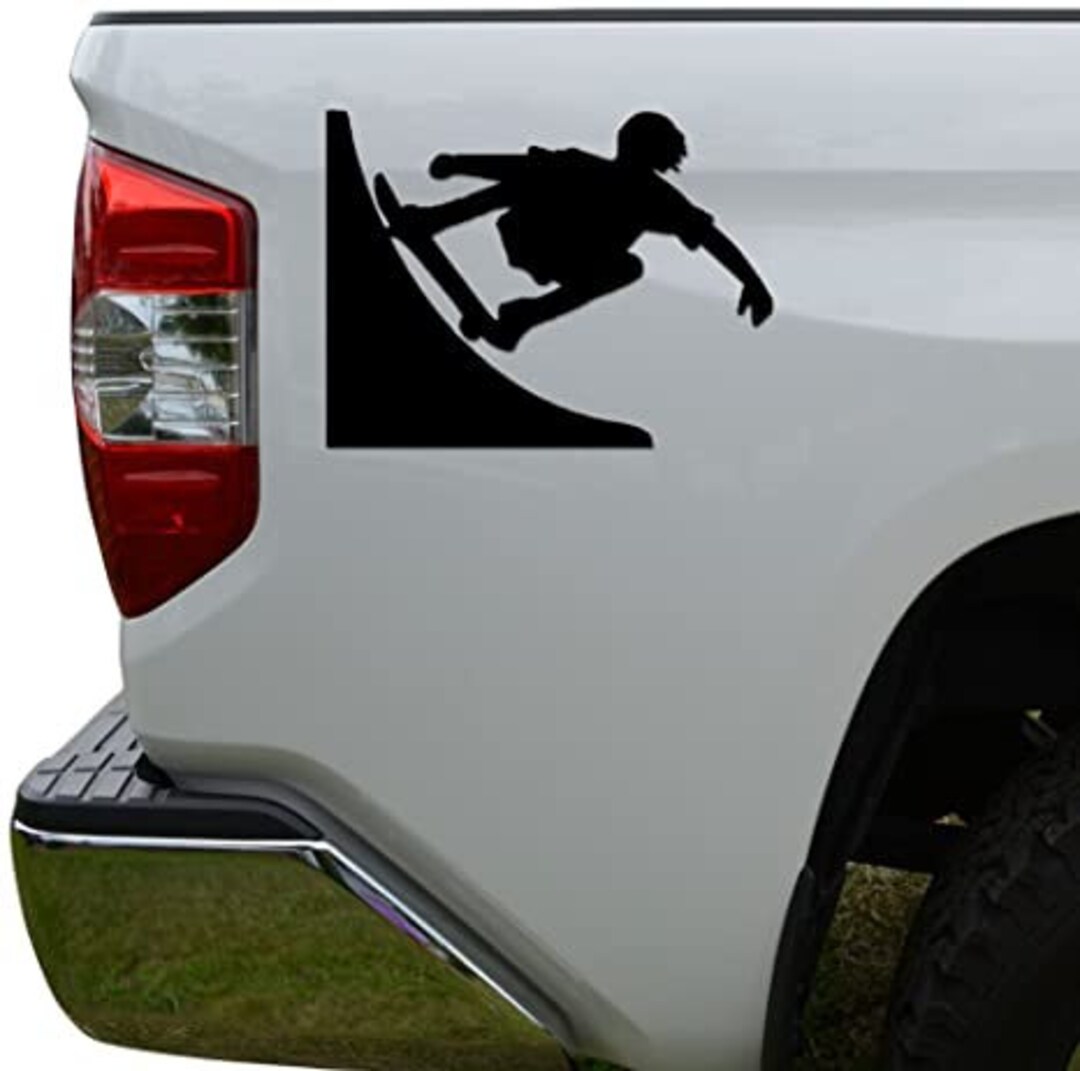 Skateboarding Ramp - Die Cut Vinyl Decal Sticker for Car Truck ...