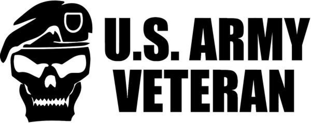 Military Us Army Veteran Vinyl Decal Sticker Car Truck Vehicle Bumper ...