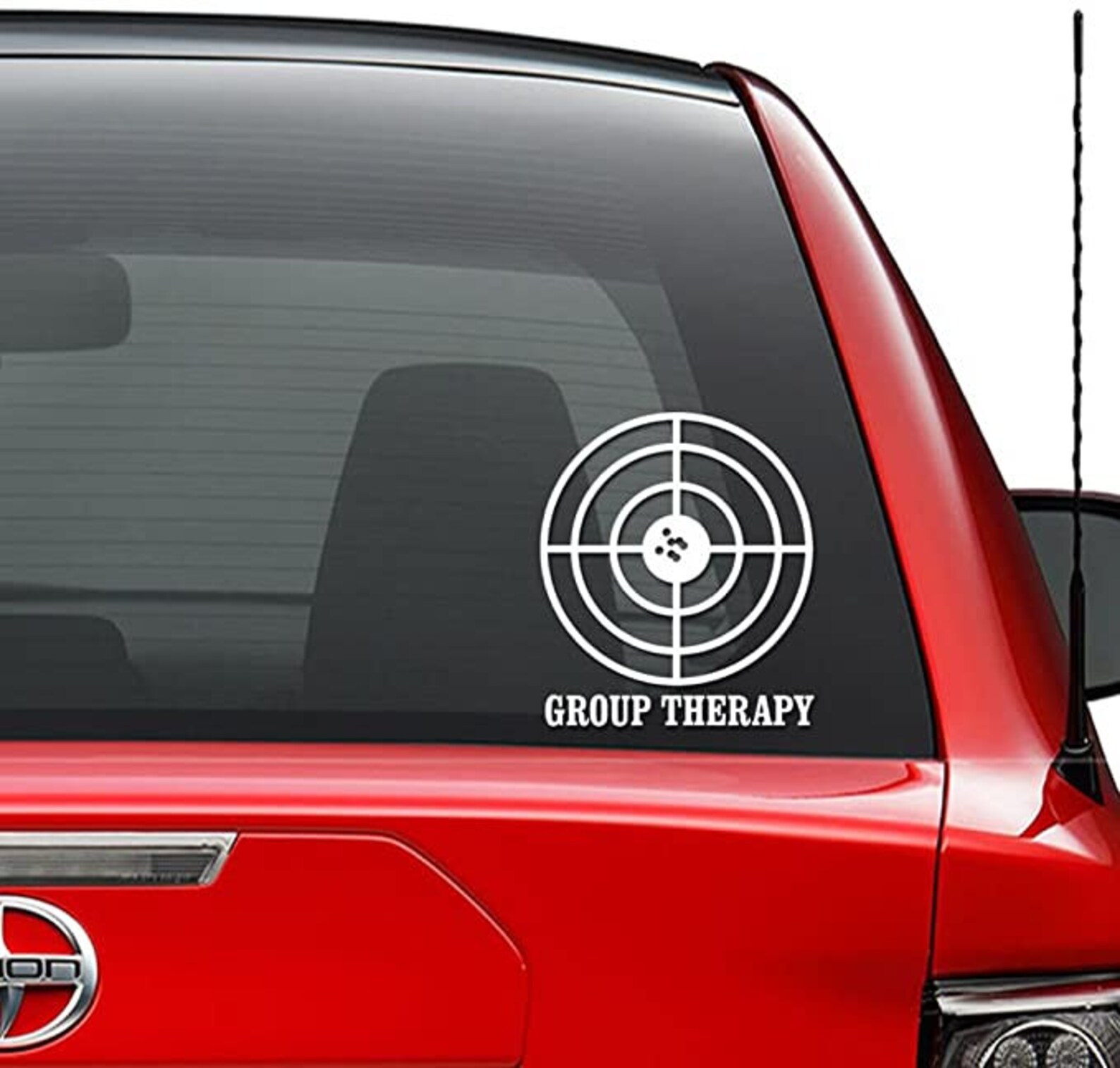 Group Therapy Shooting Target Gun Rifle Vinyl Decal Sticker - Etsy