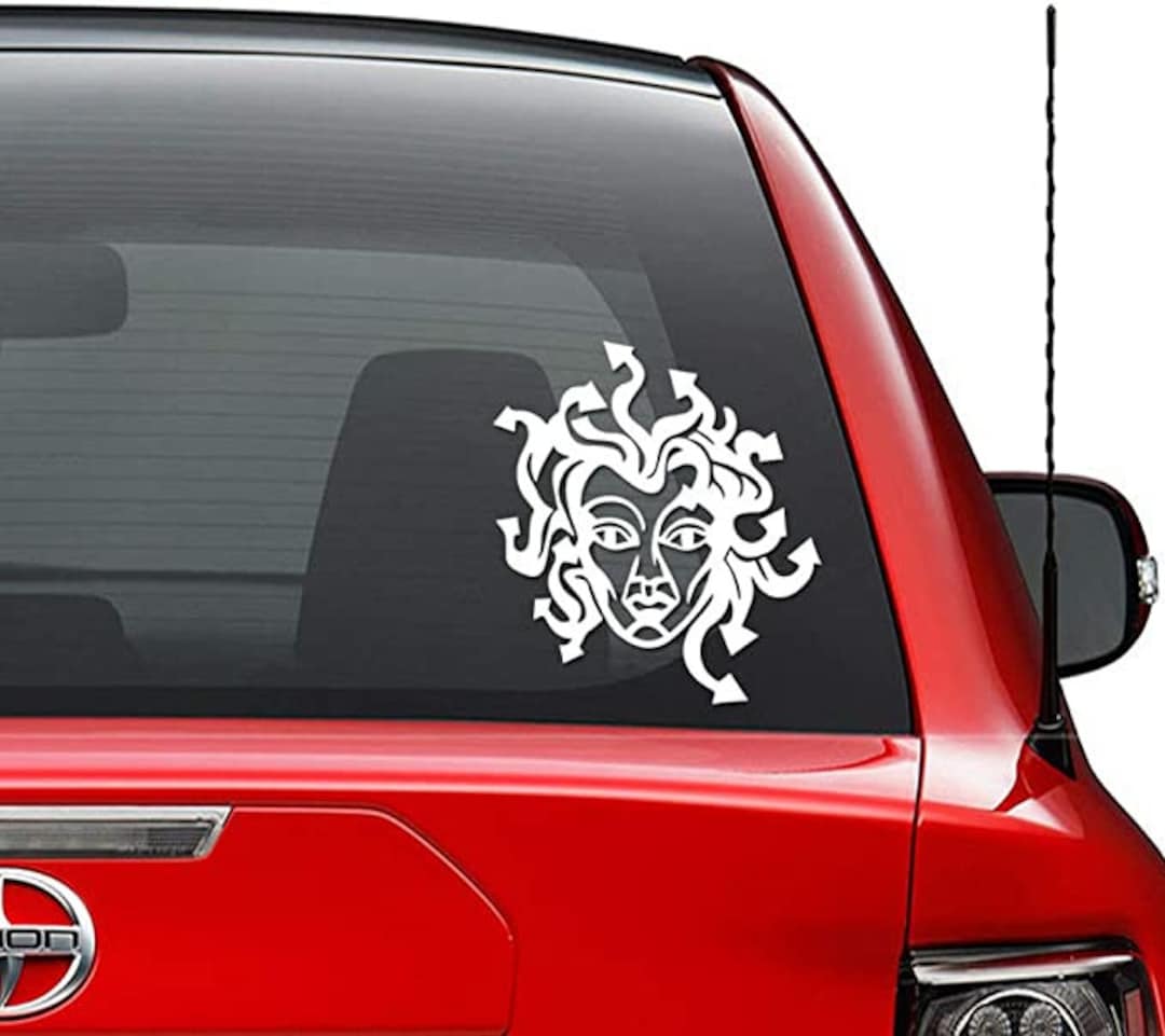 Medusa Greek Goddess Monster Snake Vinyl Decal Sticker Car Truck ...