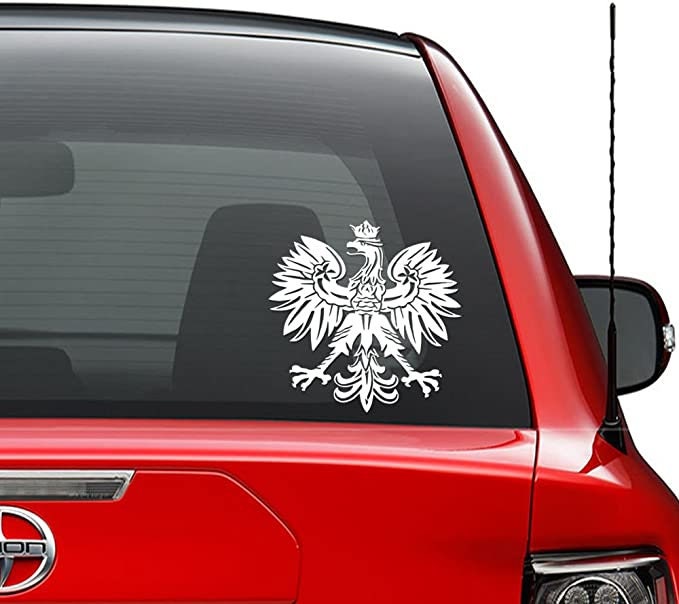 Polish Eagle Emblem Crest Vinyl Decal Sticker Car Truck Vehicle Bumper ...