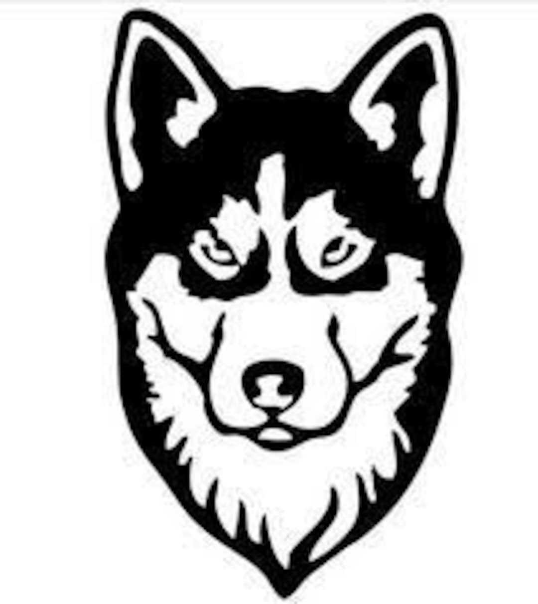 Siberian Husky Vinyl Decal Sticker Car Truck Vehicle Bumper Window Wall ...