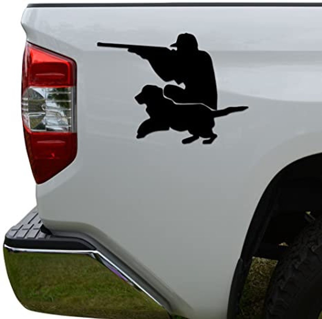 Duck Hunting Hunter Dog - Die Cut Vinyl Decal Sticker for Car Truck ...