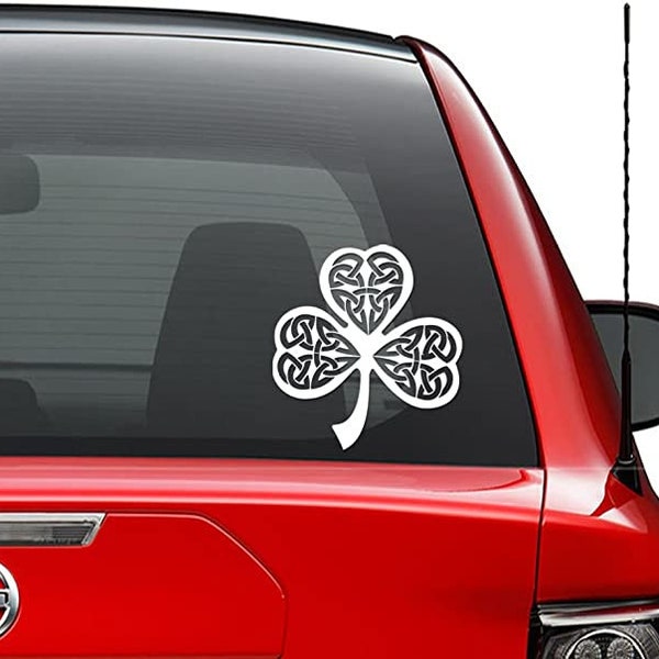 Shamrock Helmet Decal - Etsy