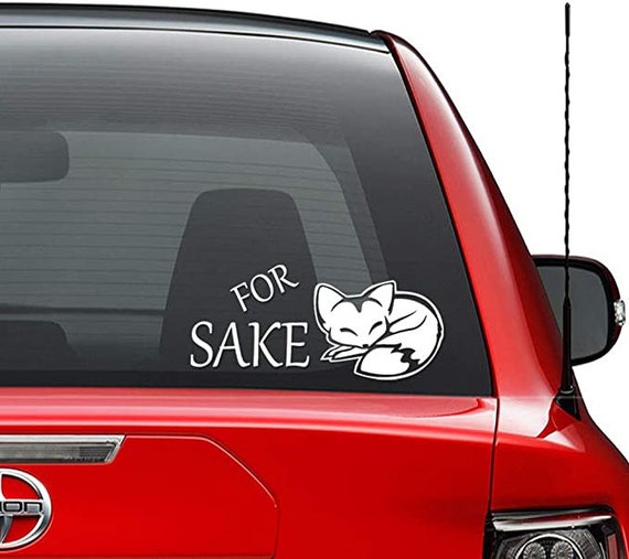 For Fox Sake Vinyl Decal Sticker Car Truck Vehicle Bumper | Etsy