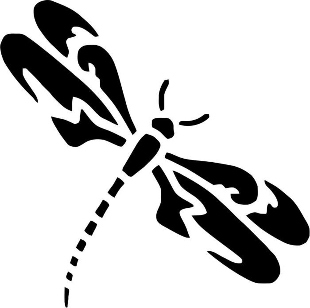 Wildlife_tribal_dragonfly Vinyl Decal Sticker Bumper Car Truck Window ...