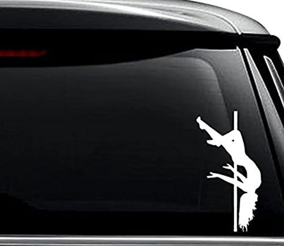 Stripper Pole Dancer- Decal Sticker for Use on Laptop, Helmet, Car ...