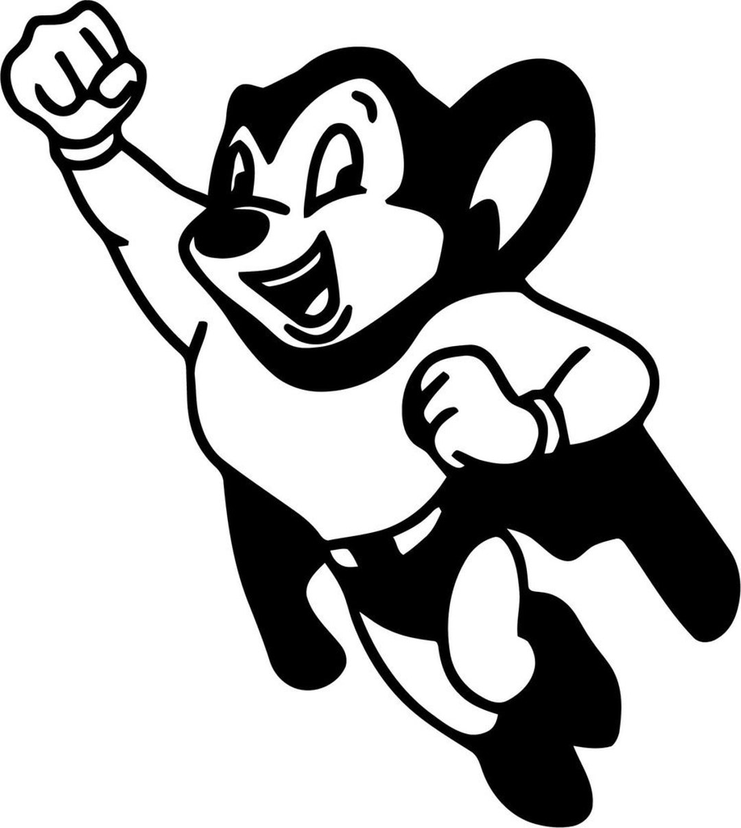 Mighty Mouse Vinyl Decal Sticker Car Truck Vehicle Bumper - Etsy