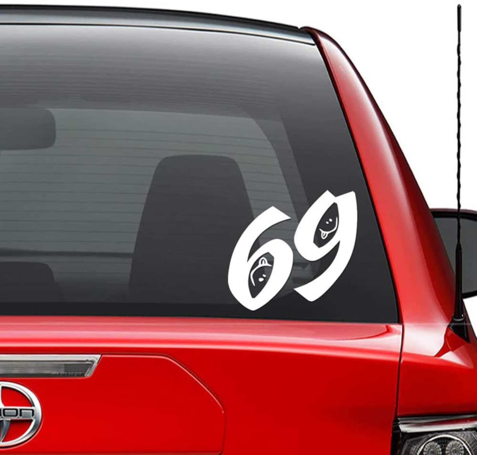 Funny Sex Wine Dine 69 Me Vinyl Decal Sticker Car Truck - Etsy