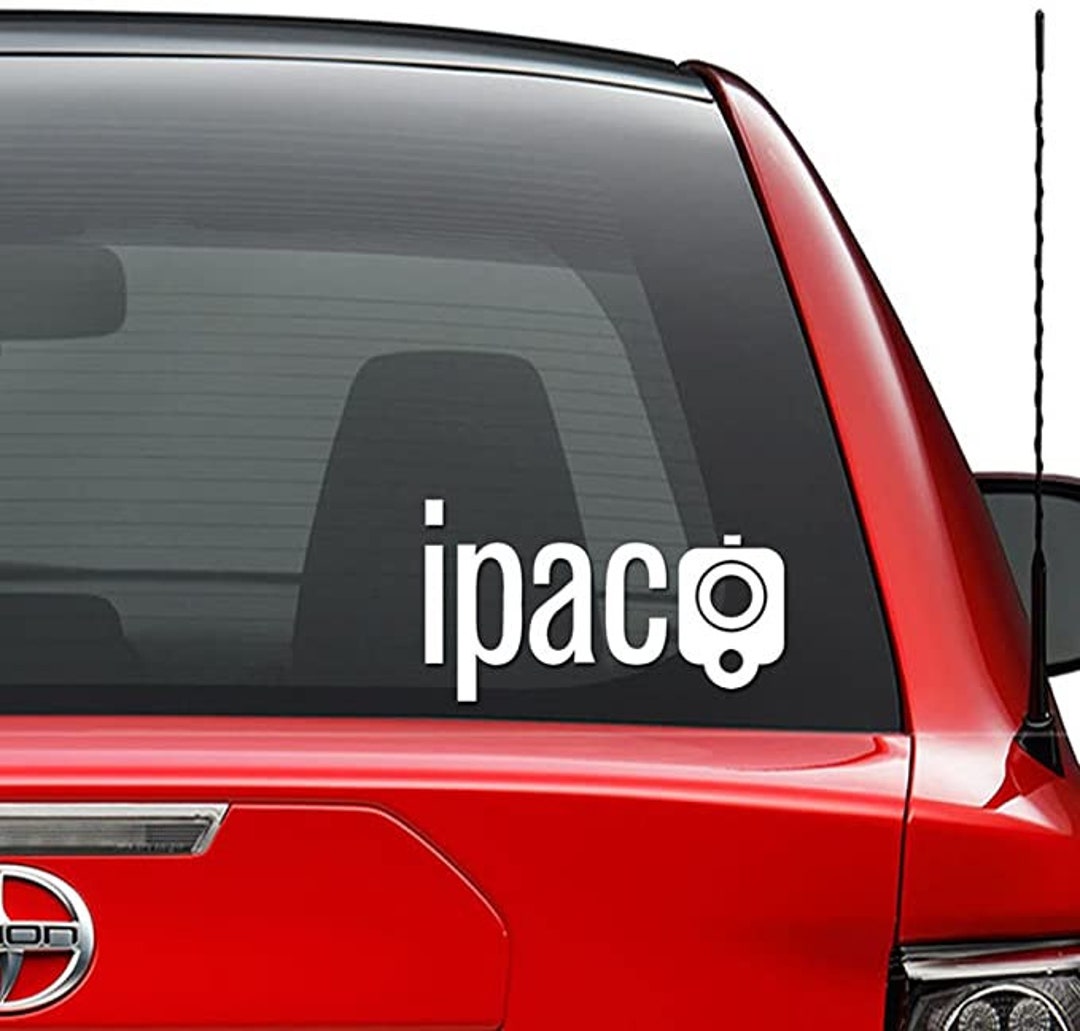 Ipac Gun Pistol Vinyl Decal Sticker Car Truck Vehicle Bumper Window ...