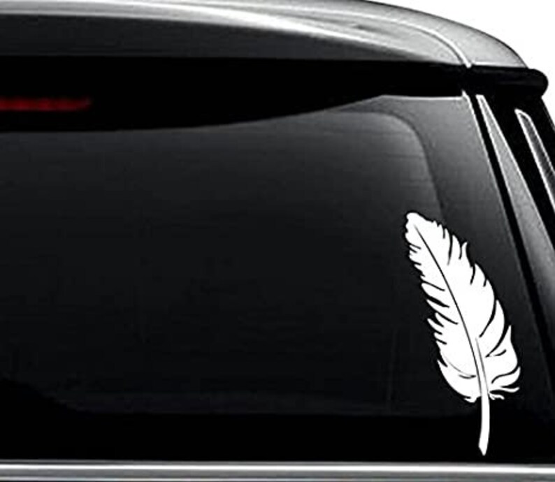 Native Indian Feather Bird - Decal Sticker for Use on Laptop, Helmet ...