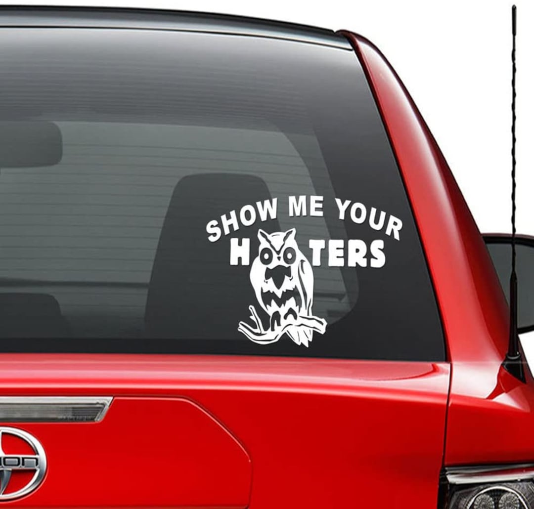 Funny Show Me Your Hooters Owl Vinyl Decal Sticker Car Truck - Etsy