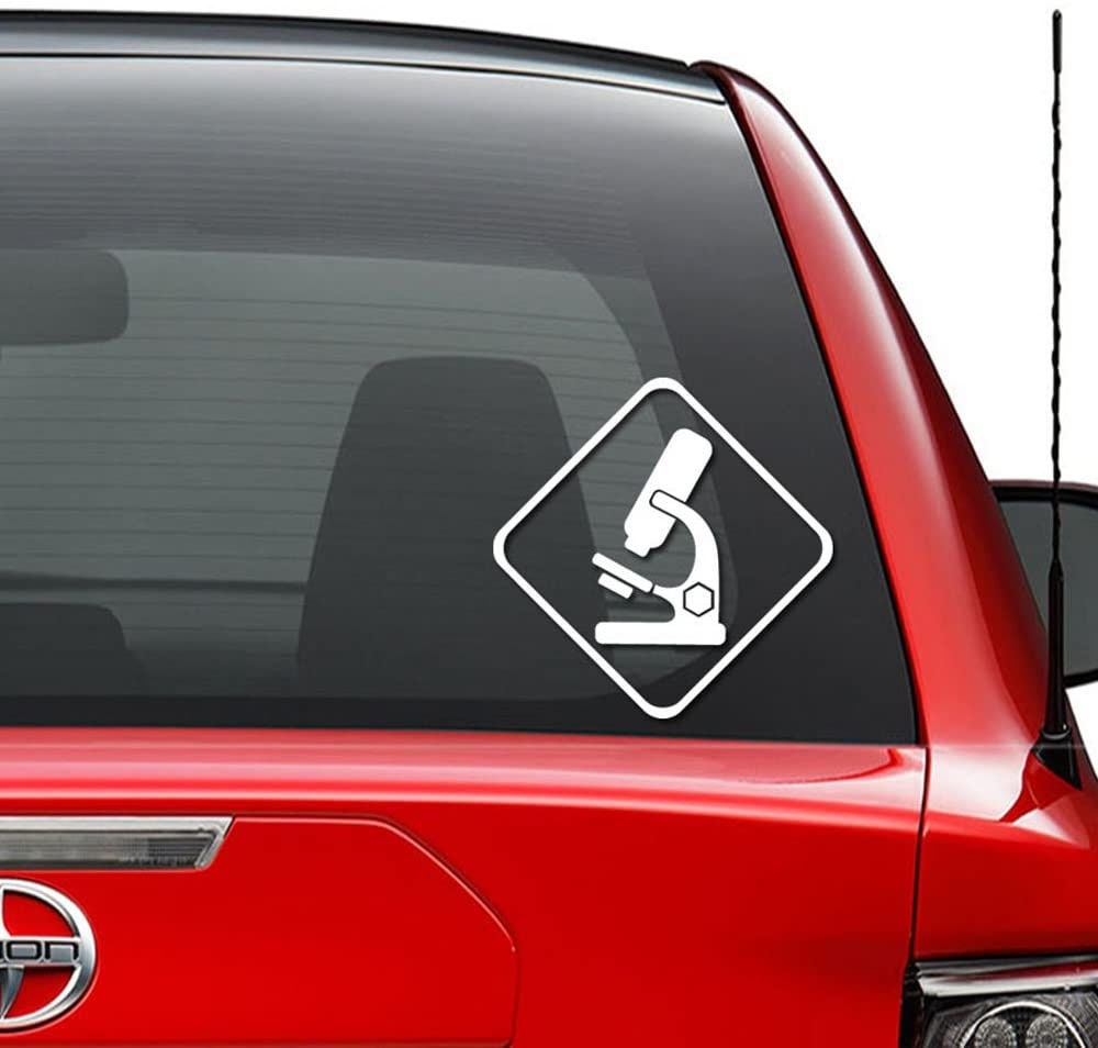 Microscope Science Lab Vinyl Decal Sticker Car Truck Vehicle Bumper ...