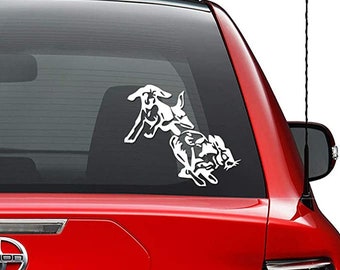 Rabbit Hunting Truck Decal - Etsy
