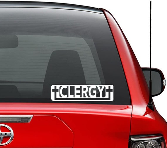 Christian Clergy Church Vinyl Decal Sticker Car Truck Vehicle | Etsy