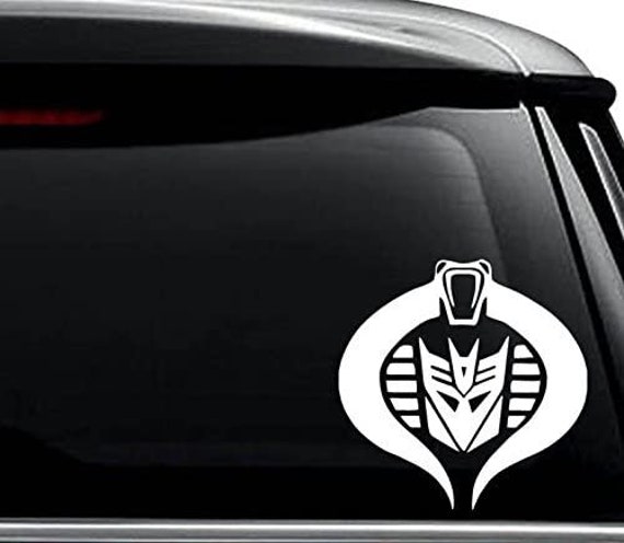 Transformer Decepticon Cobra Commander Vintage Die Cut Vinyl - Etsy