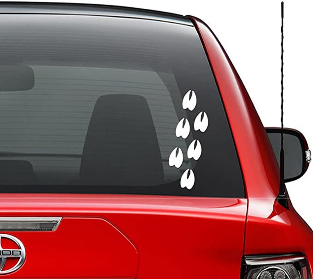 Deer Buck Hoof Prints Tracks Vinyl Decal Sticker Car Truck Vehicle ...