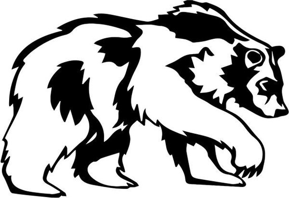 Animal Bear Vinyl Decal Sticker Car Truck Vehicle Bumper | Etsy
