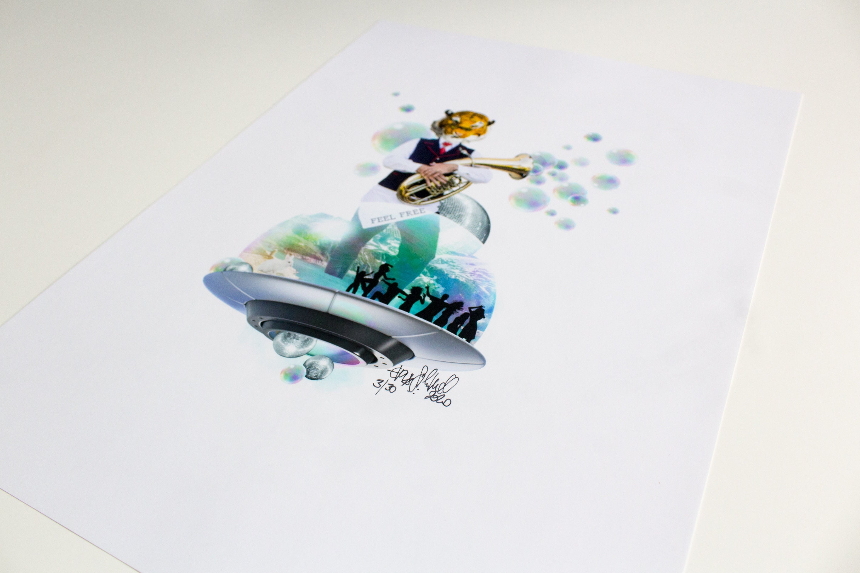 Disco Tiger, Kunstdruck, limitierte Auflage, signiert, nummeriert ...