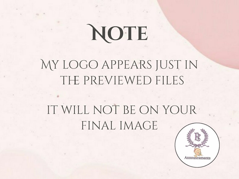 Custom Baby Neutral Announcement With Due Date Any Text for Social ...