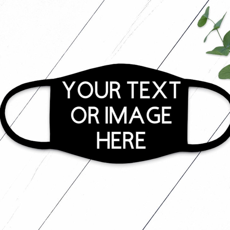 Custom Face Mask - Etsy