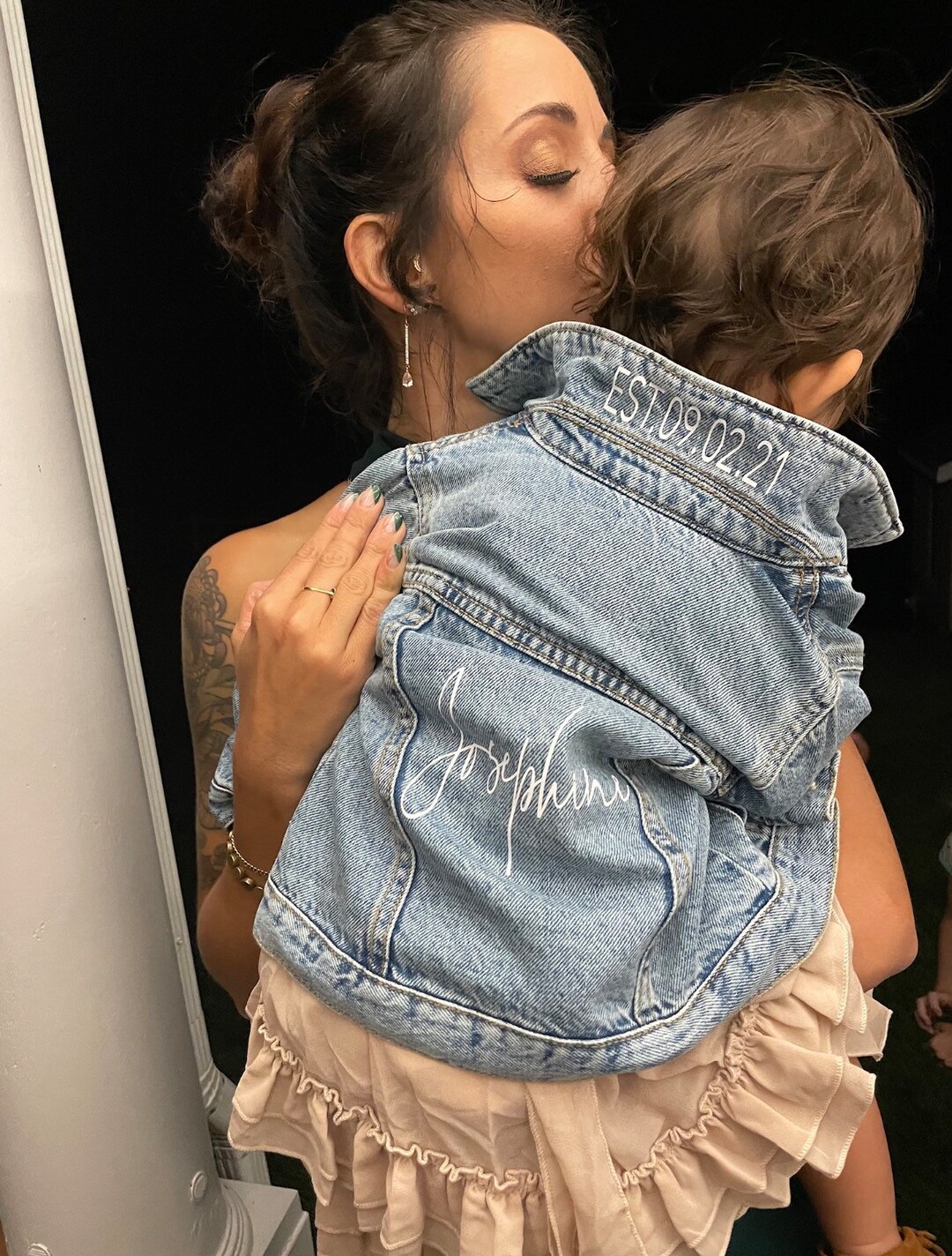 Personalized Baby Denim Jacket: Custom Name Toddler Jean Jacket - Etsy