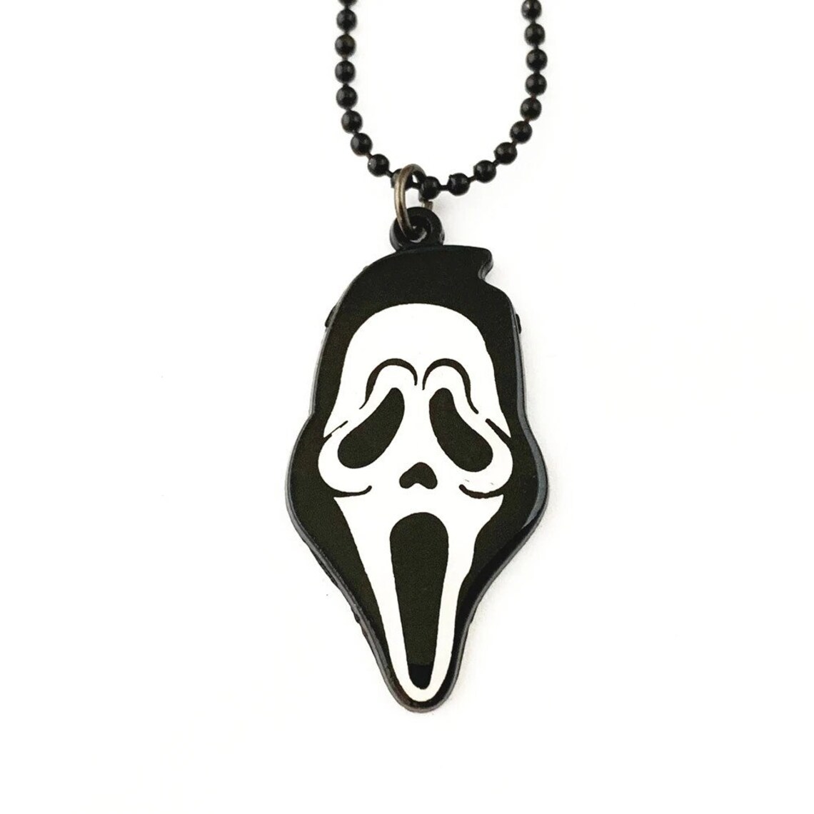 Scream Horror Keychain Ornament Or Necklace Etsy