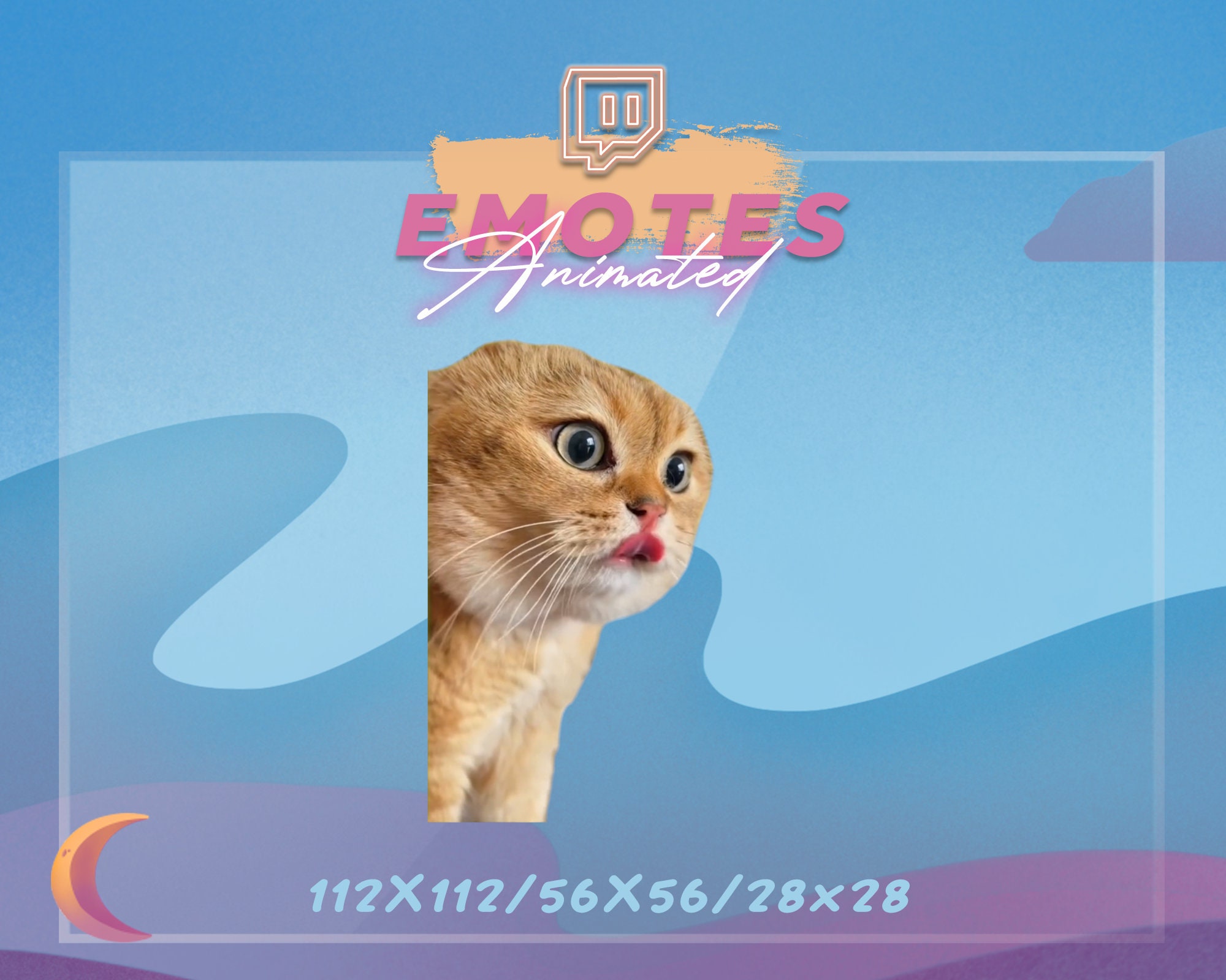 TALKING Cat MEME - Meme Emote | Stream Emote | Meme Emote | Kawaii GIF ...