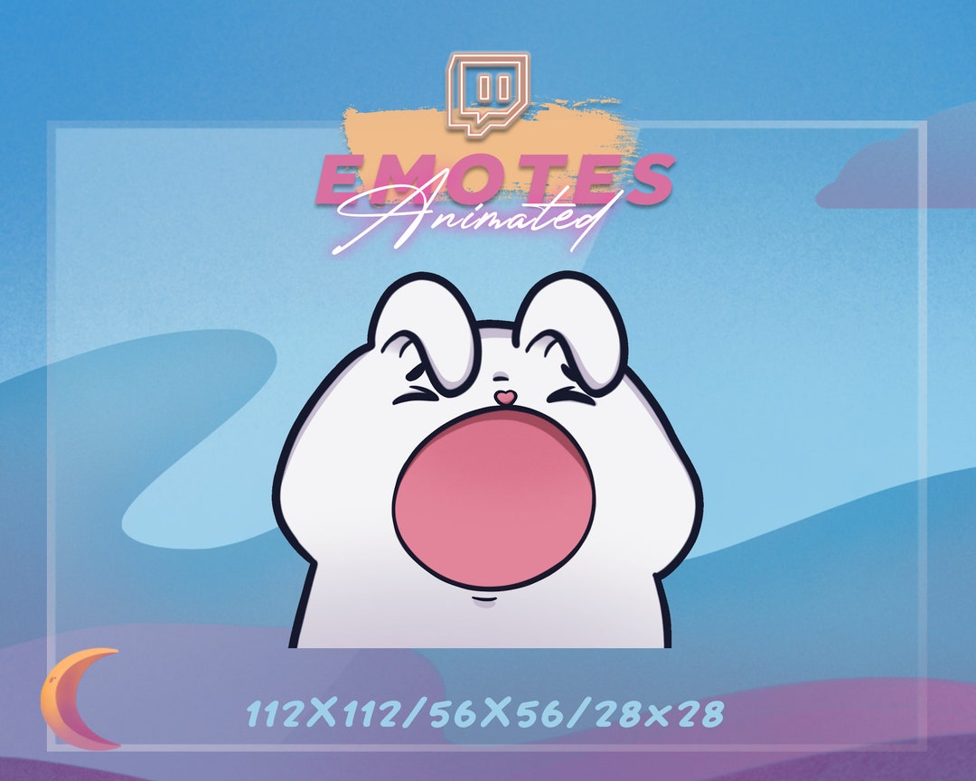 Animated Twitch Emote POP Bunny Pop Cat GIF Bop Cat - Etsy Canada