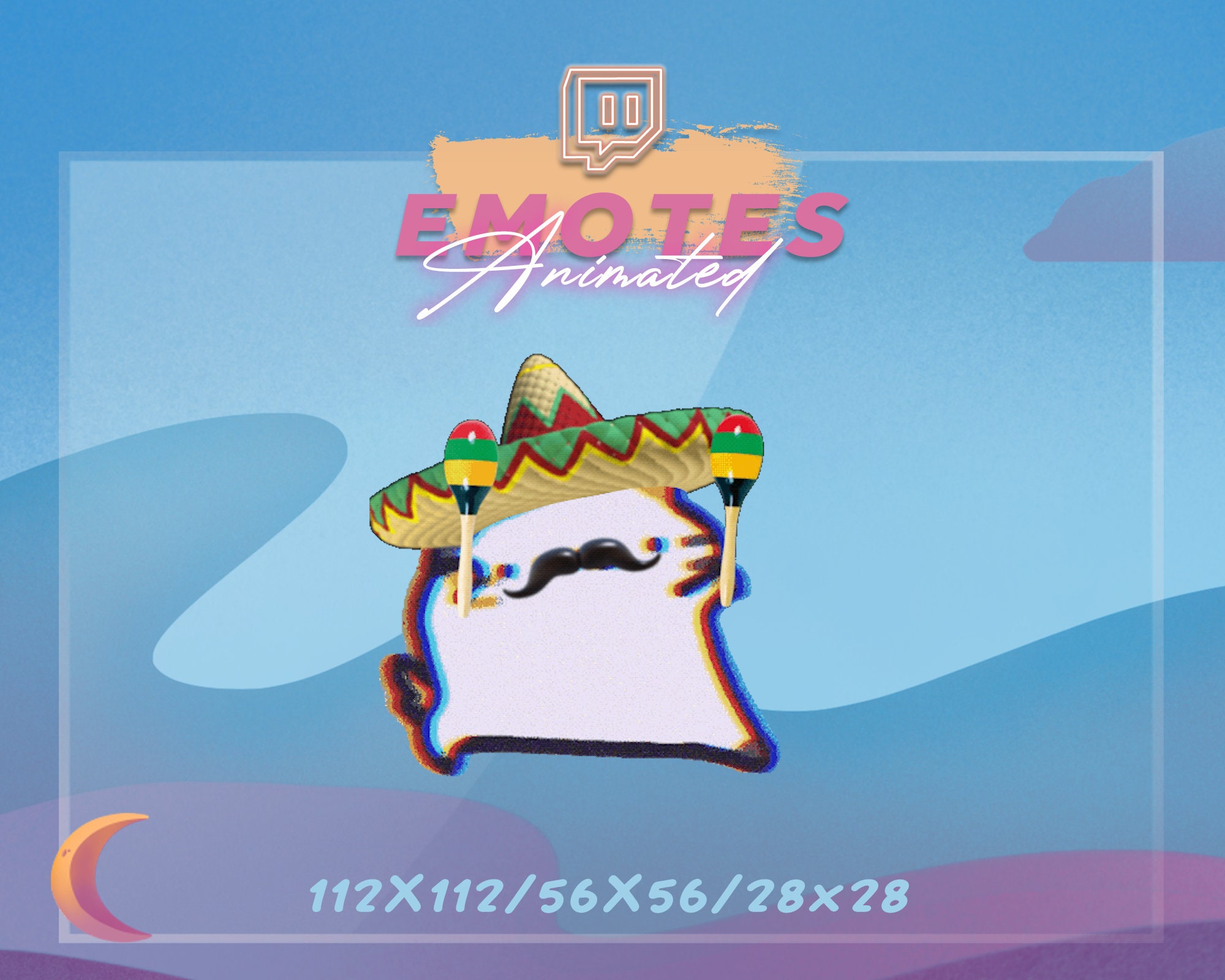 Twitch Emote - Meme Cat | Dancing Cat | Mexican Hispanic Cat Tiktok ...