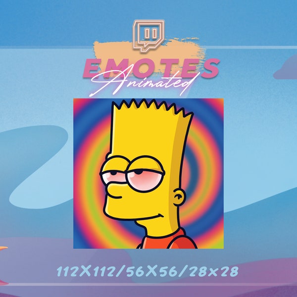 Bart Simpson Twitch Emotes - Etsy