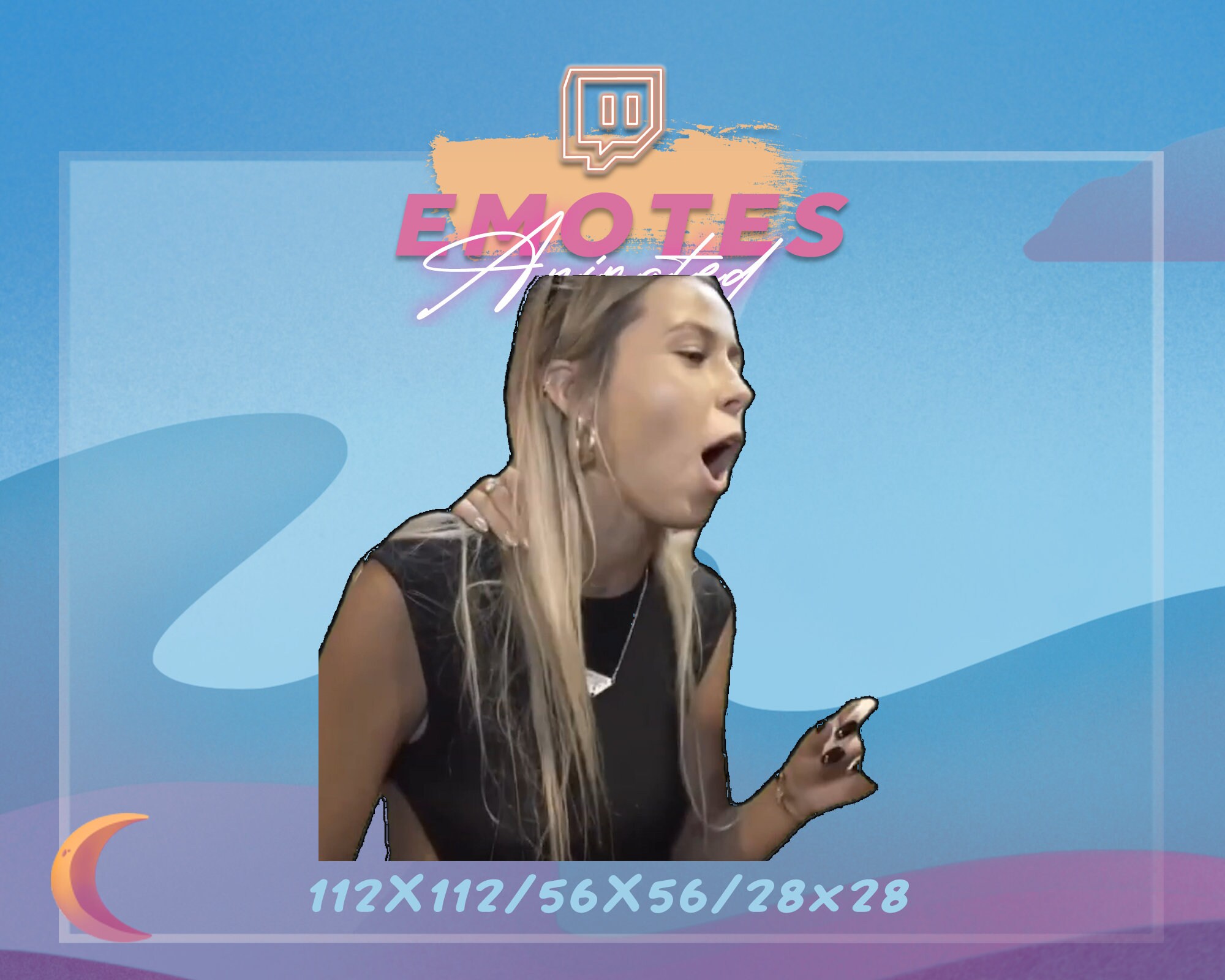 HAWK TUAH Girl Meme Emote Stream Emote Meme Emote Kawaii GIF - Etsy