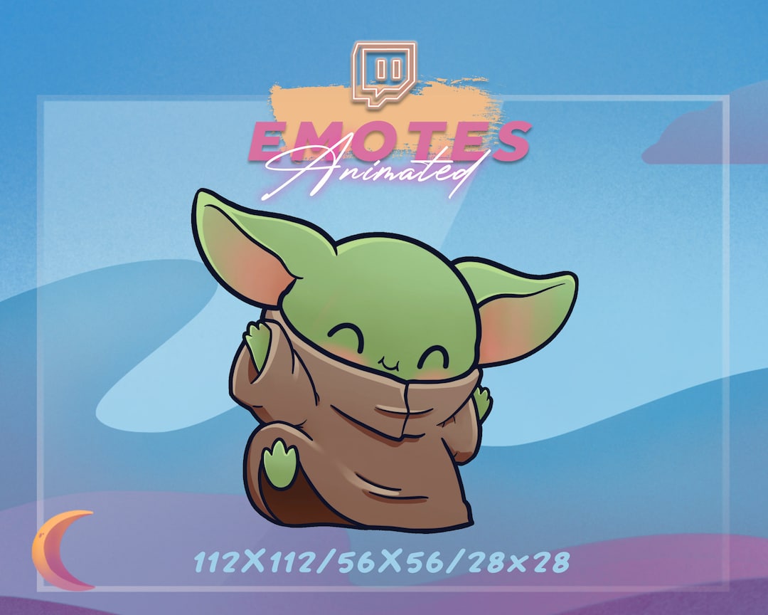 Twitch Chibi Emote Animated Baby Yoda Dancing Emote Kawaii Emote ...