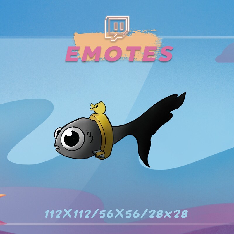 Twitch Fish Emotes - Etsy