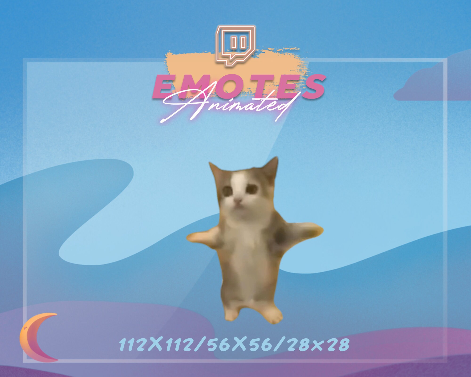 Happy Happy Happy Cat Meme Meme Emote Stream Emote Meme Emote Kawaii Etsy
